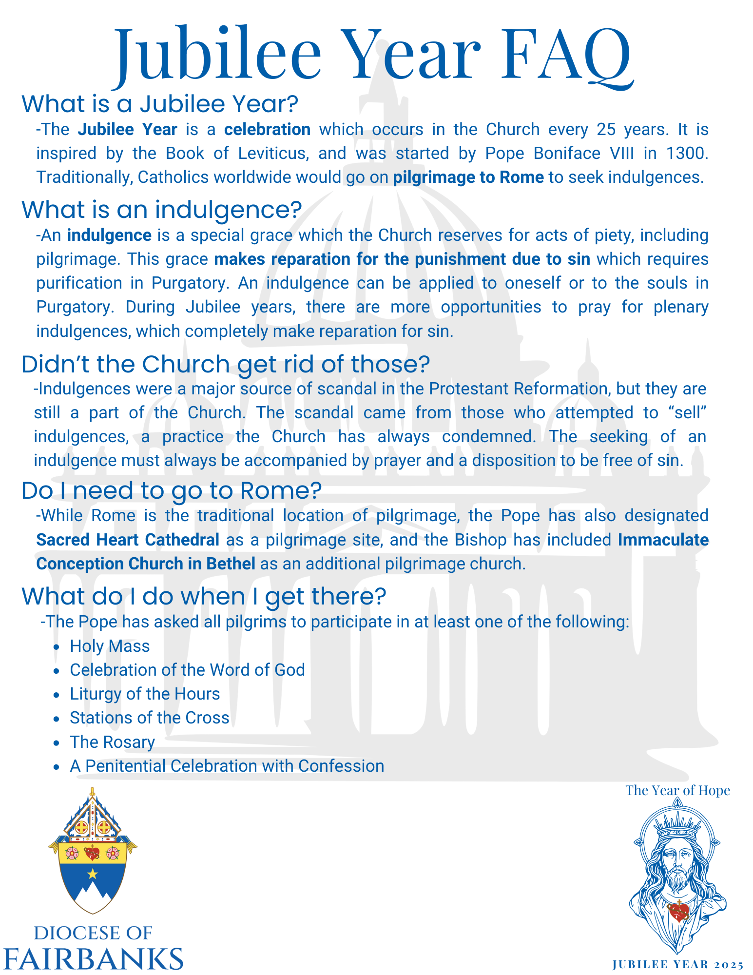 Diocese of Fairbanks - Parish Resources - Fairbanks, AK